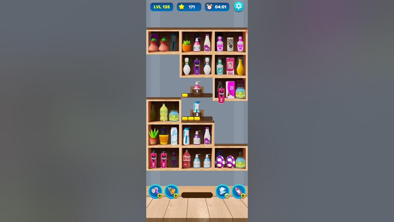 Stuff Sort - Sorting Master Level 135 Gameplay Walkthrough Android IOS - YouTube