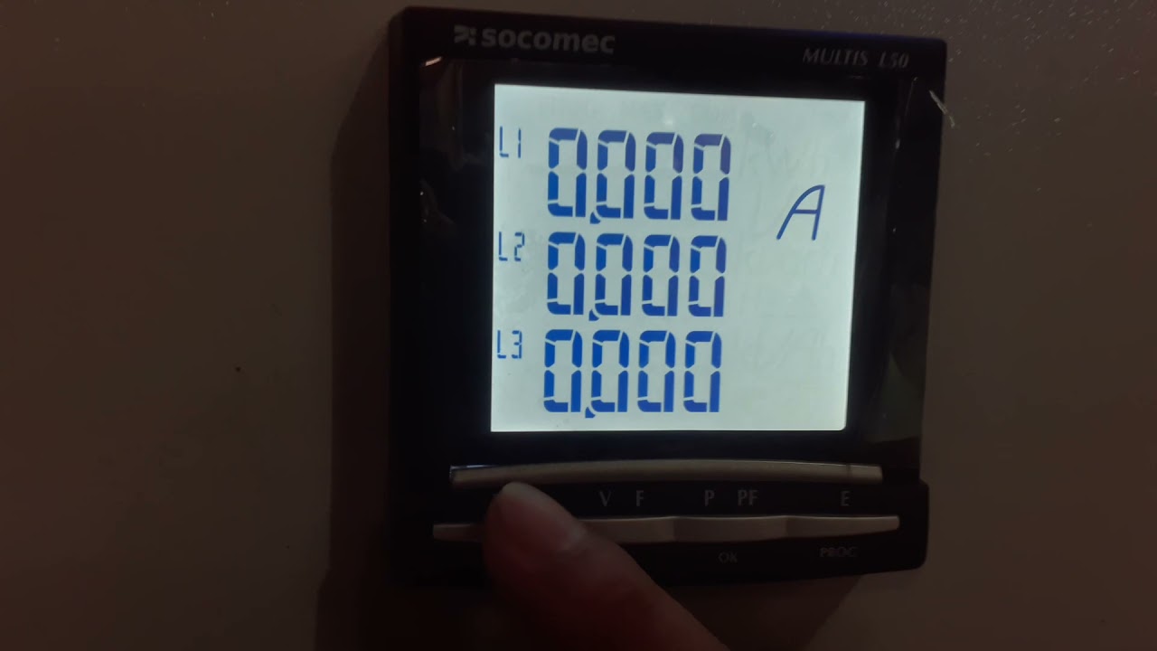 set CT kWh socomec L50 - YouTube