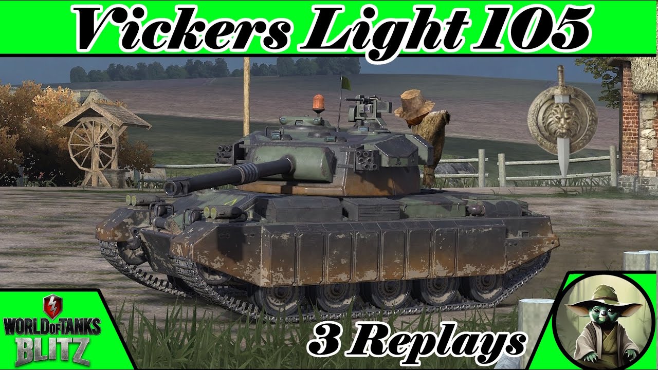 Vickers Light 105 -_- World of Tanks Blitz - YouTube