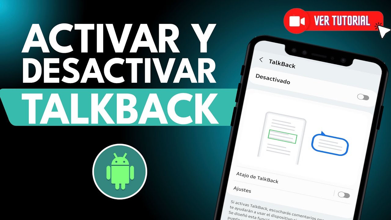 Cómo ACTIVAR y DESACTIVAR el MODO TALKBACK en Android | 🗣Deshabilitar ...