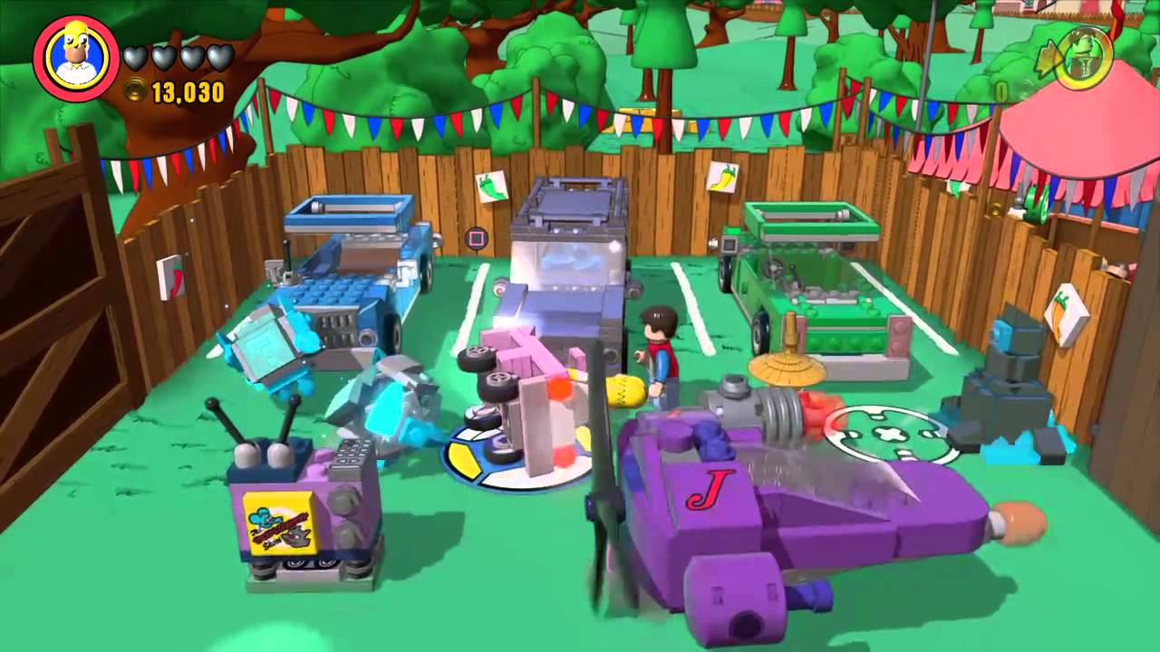 Lego Dimensions Simpsons Level Pack - GamePlay Part 2 - YouTube