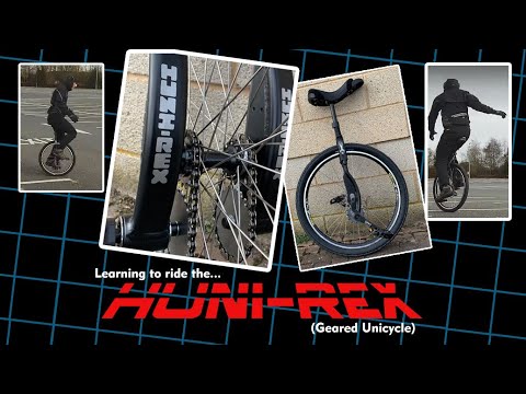 RARE unicycle (Huni-Rex) This is how to ride it - YouTube
