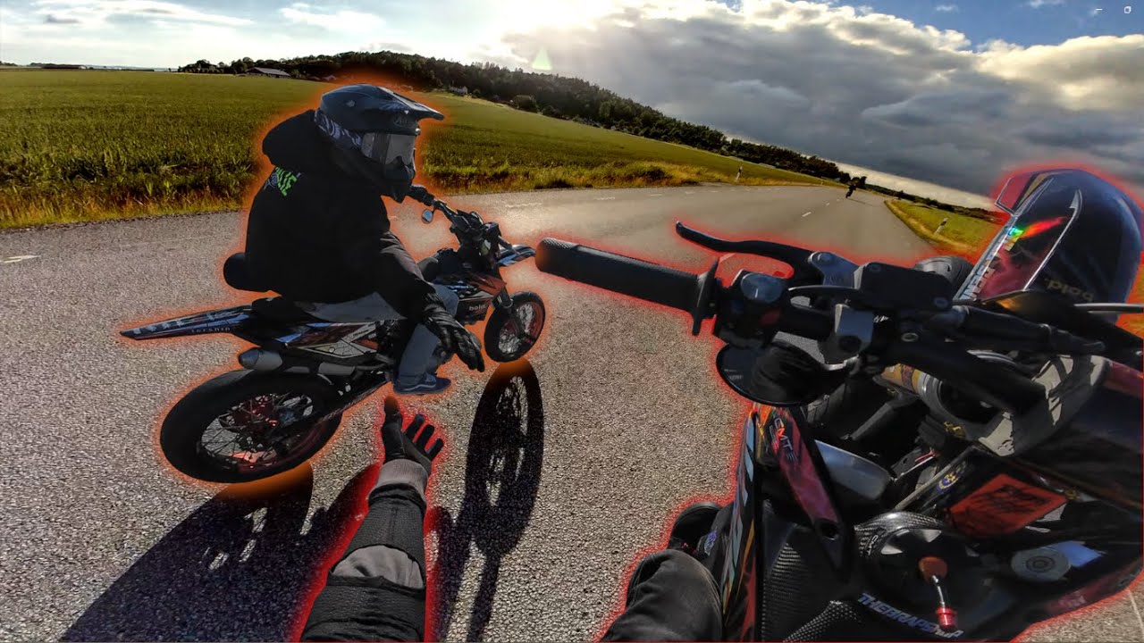 Reckless supermoto riders - YouTube