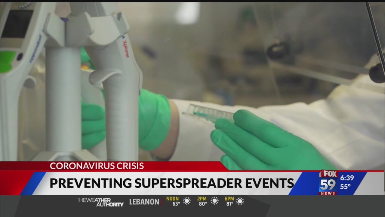 Concerns about 'super spreader' events - YouTube