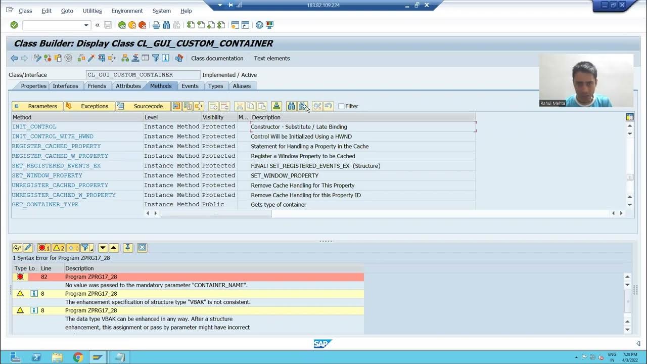 63 - ABAP OOPS - ALV by CL_GUI_ALV_GRID - Event Based Functionality - Double Click Part2 - YouTube