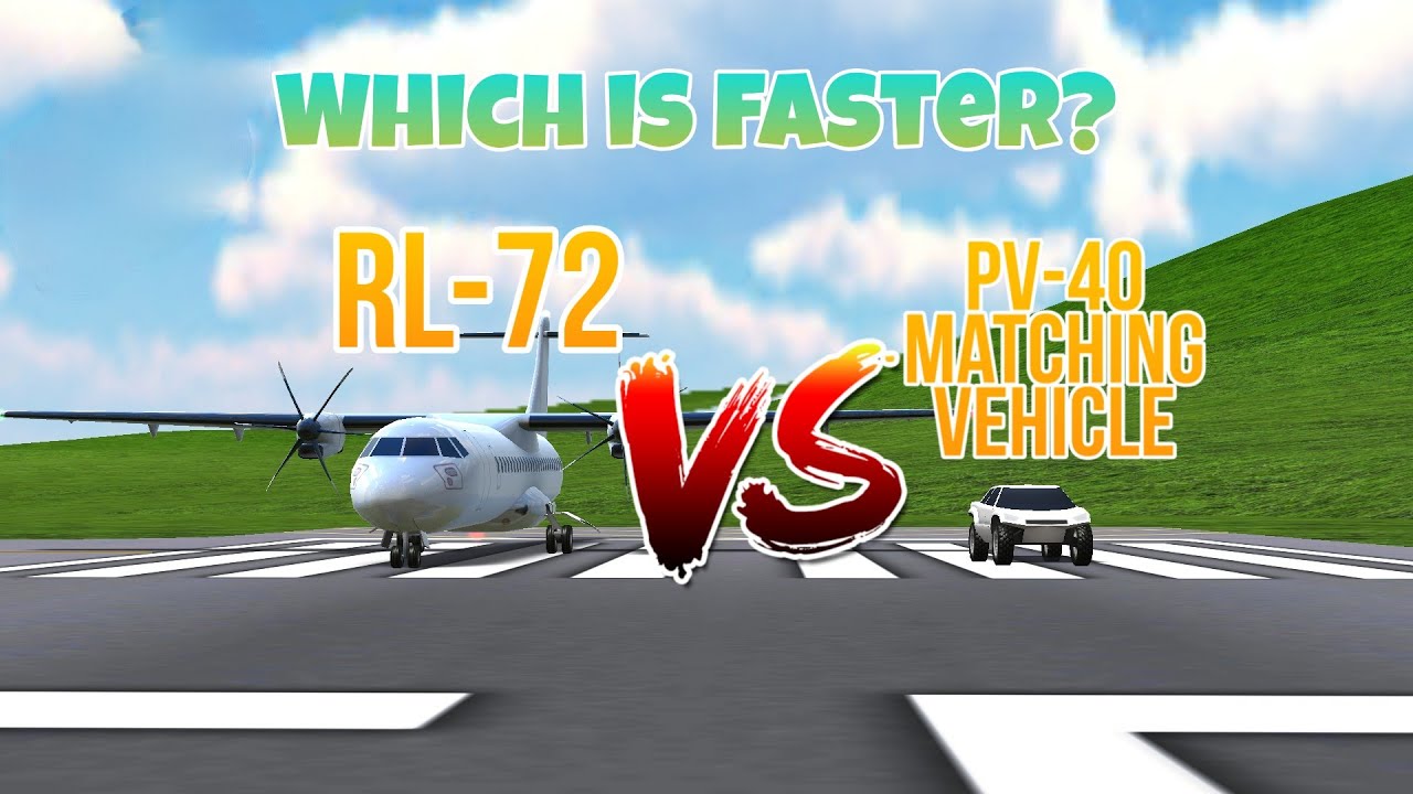 RL-72 VS PV-40 Matching Vehicle Which Is Faster? | Turboprop Flight ...