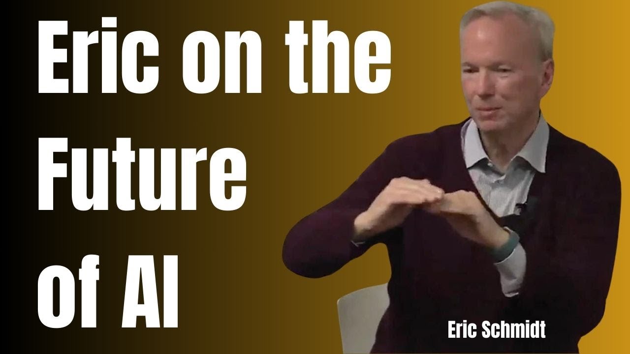 Eric Schmidt on AI's impact on Jobs - YouTube