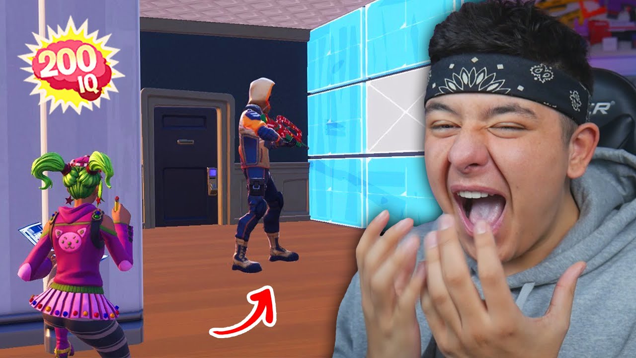 Reageren op Fortnite 200 IQ PLAYS! 🧠 - YouTube