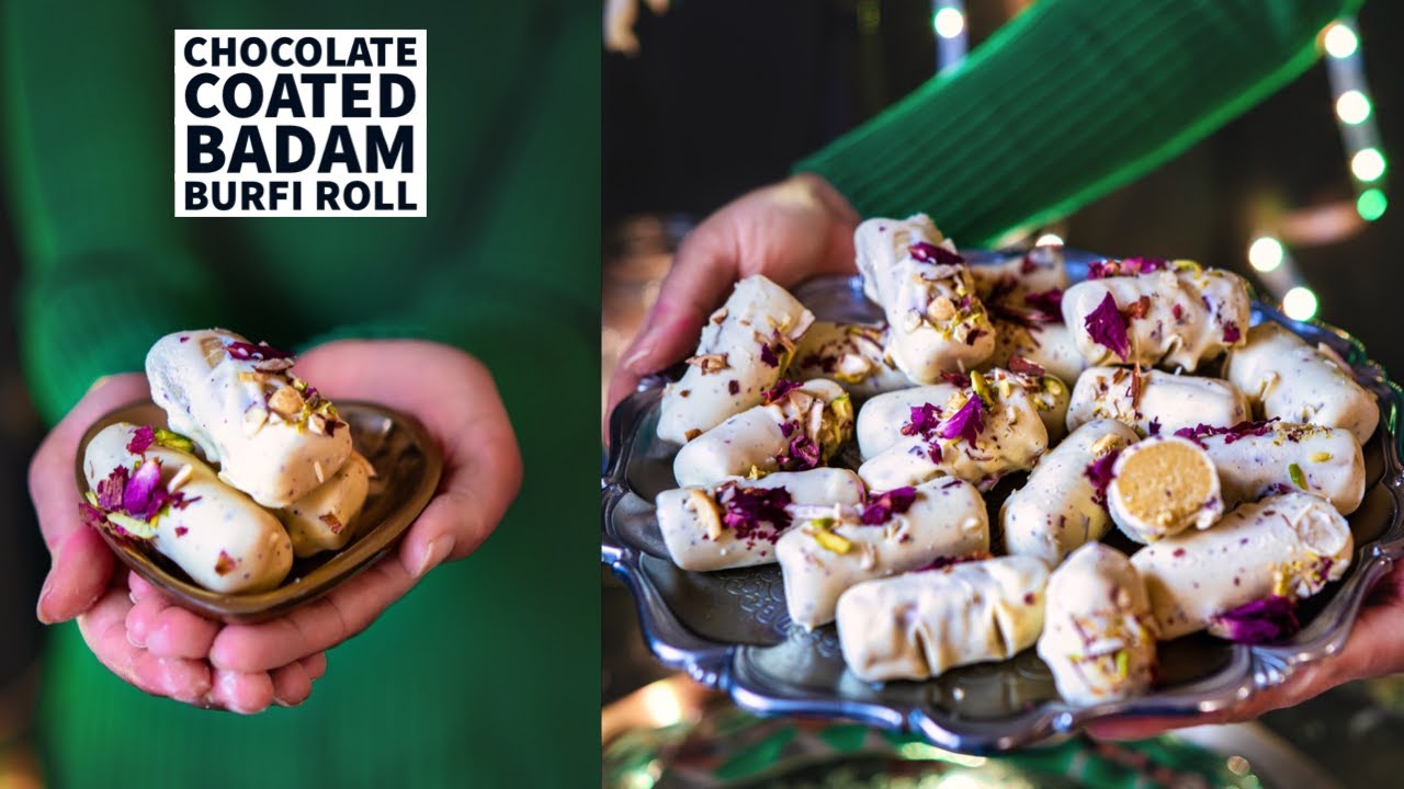 Chocolate Covered Badam Roll Recipe: The Most Delicious Way to Enjoy ...