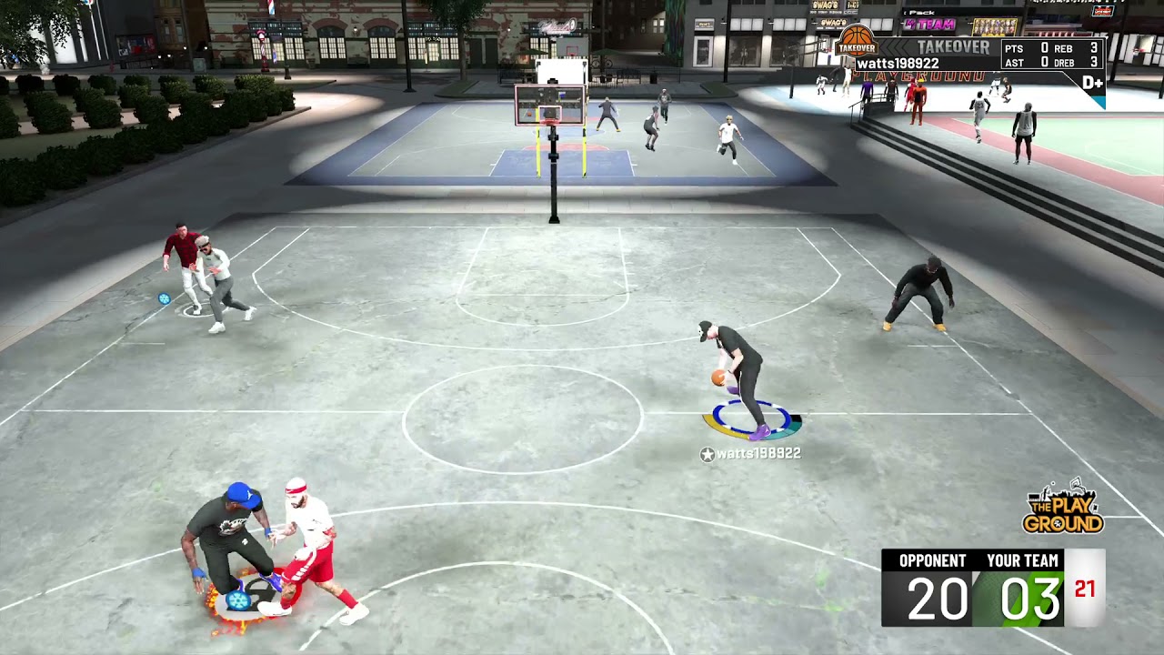NBA 2K20 in th park dunk! - YouTube