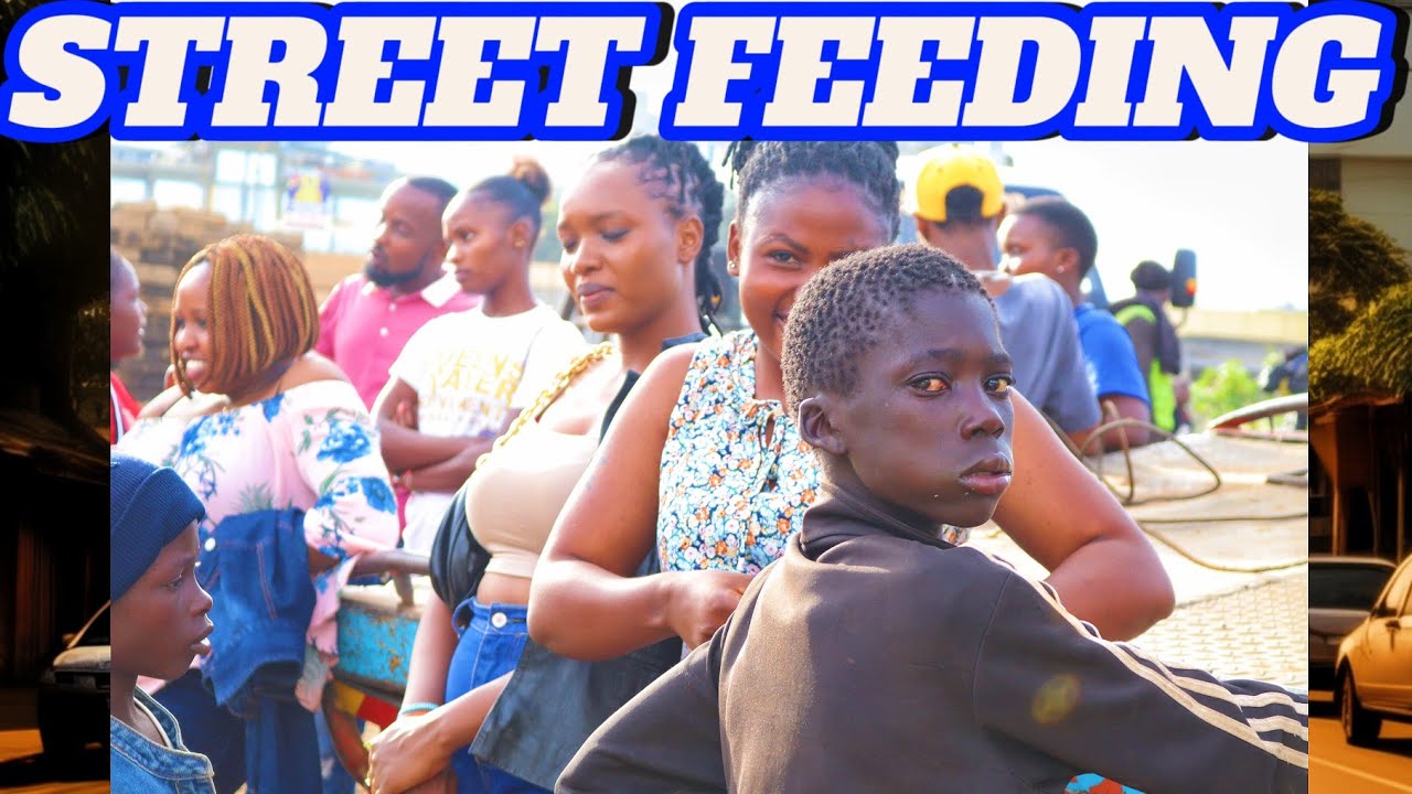 STREET FEEDING IN THE BIGGEST TOWN IN KENYA - YouTube