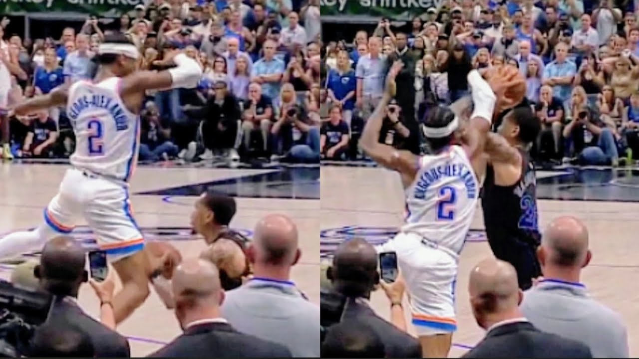 A Crucial Foul Call of Shai Gilgeous-Alexander to P.J Washington ...