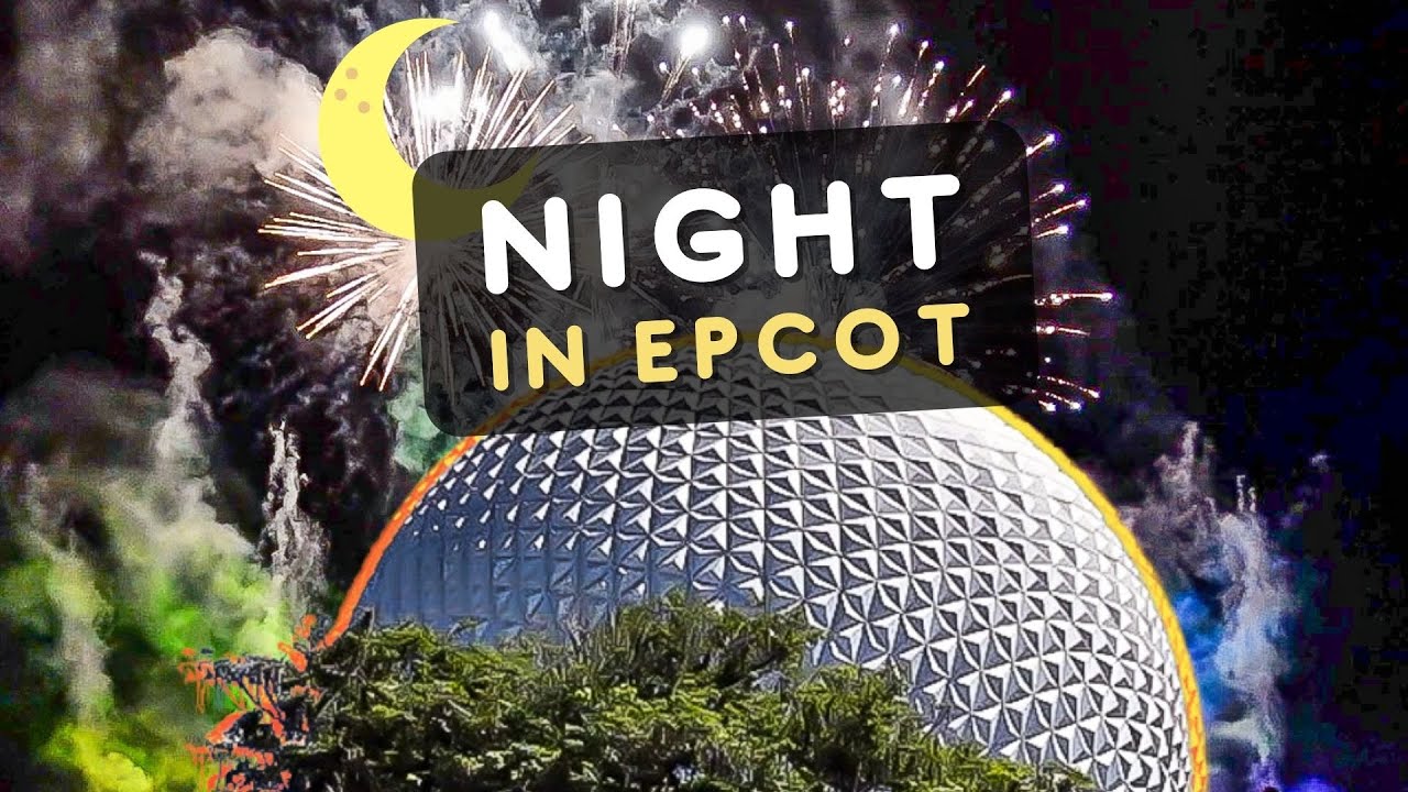 NIGHT Epcot Itinerary for a family with dinner and fireworks - YouTube