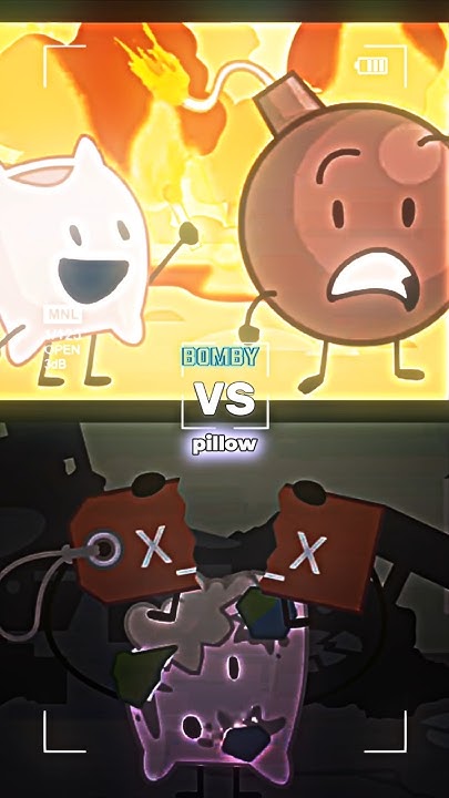 Bomby vs Pillow #tpot #bfdi #bfb #shorts - YouTube