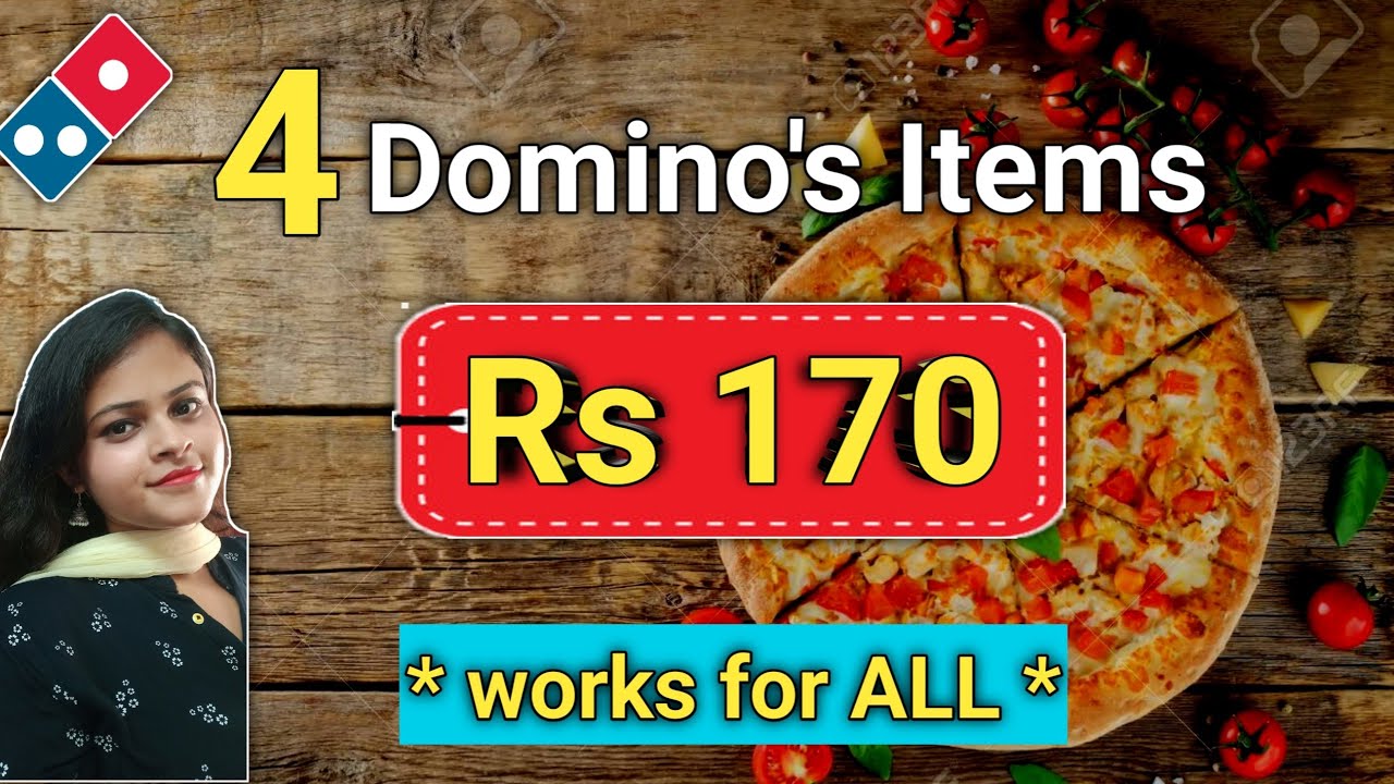🍕 4 Items at Rs 170 🍕ll domino's pizza offer l domino's pizza offers ...