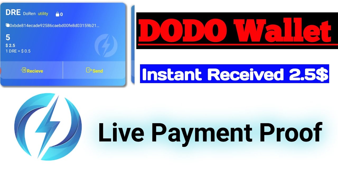 Dodo wallet airdrop withdraw bangla || DRE Token Airdrop || Tricks On ...