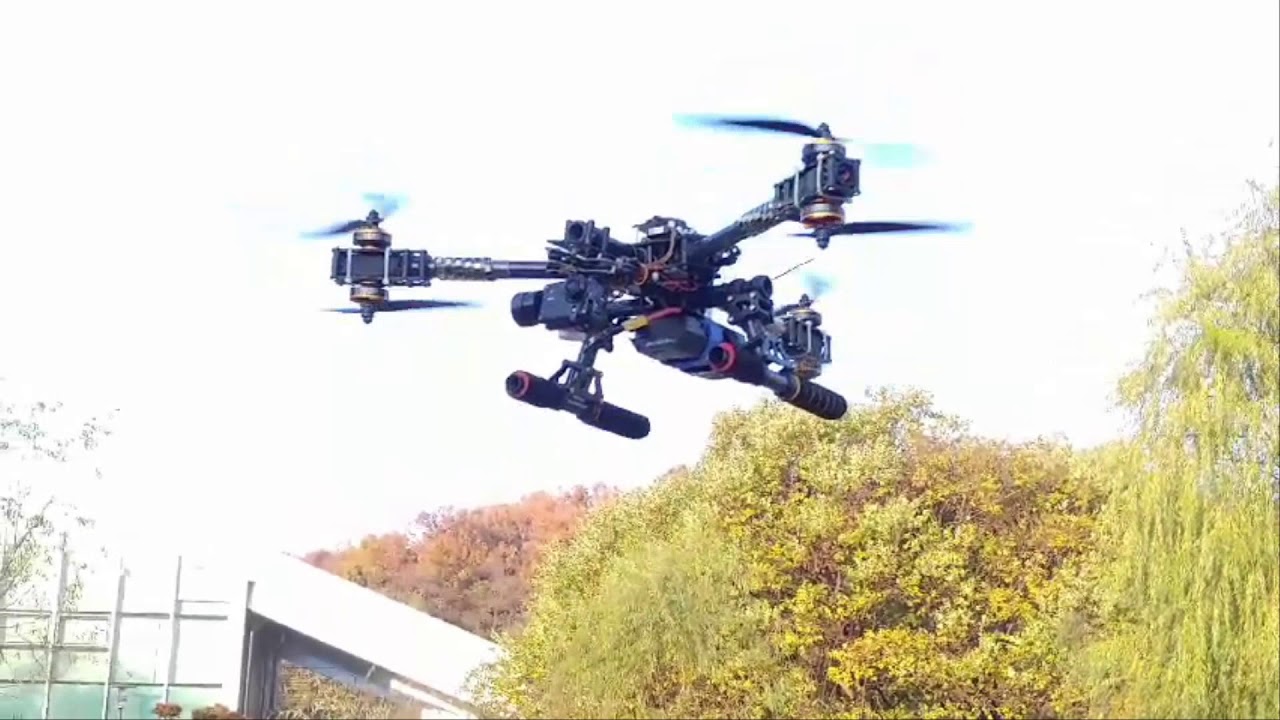 First flight of 전주 Y6 Copter - YouTube