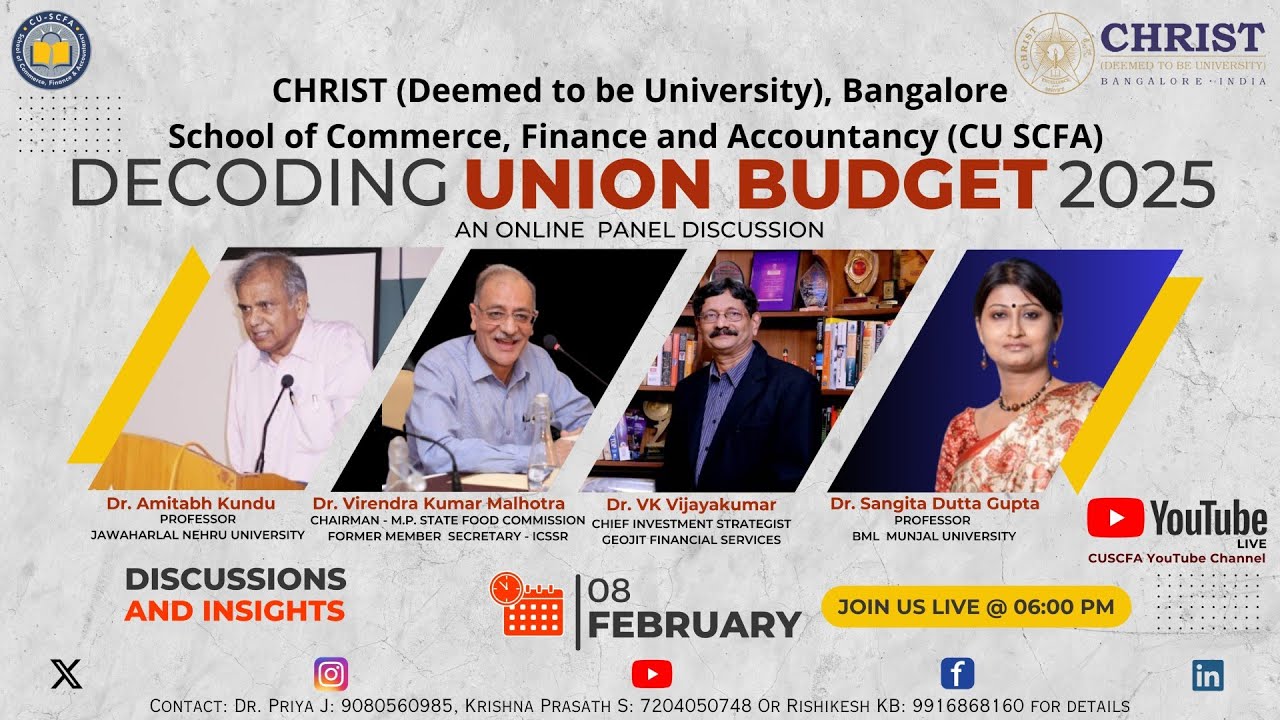 Decoding Union Budget 2025 - YouTube