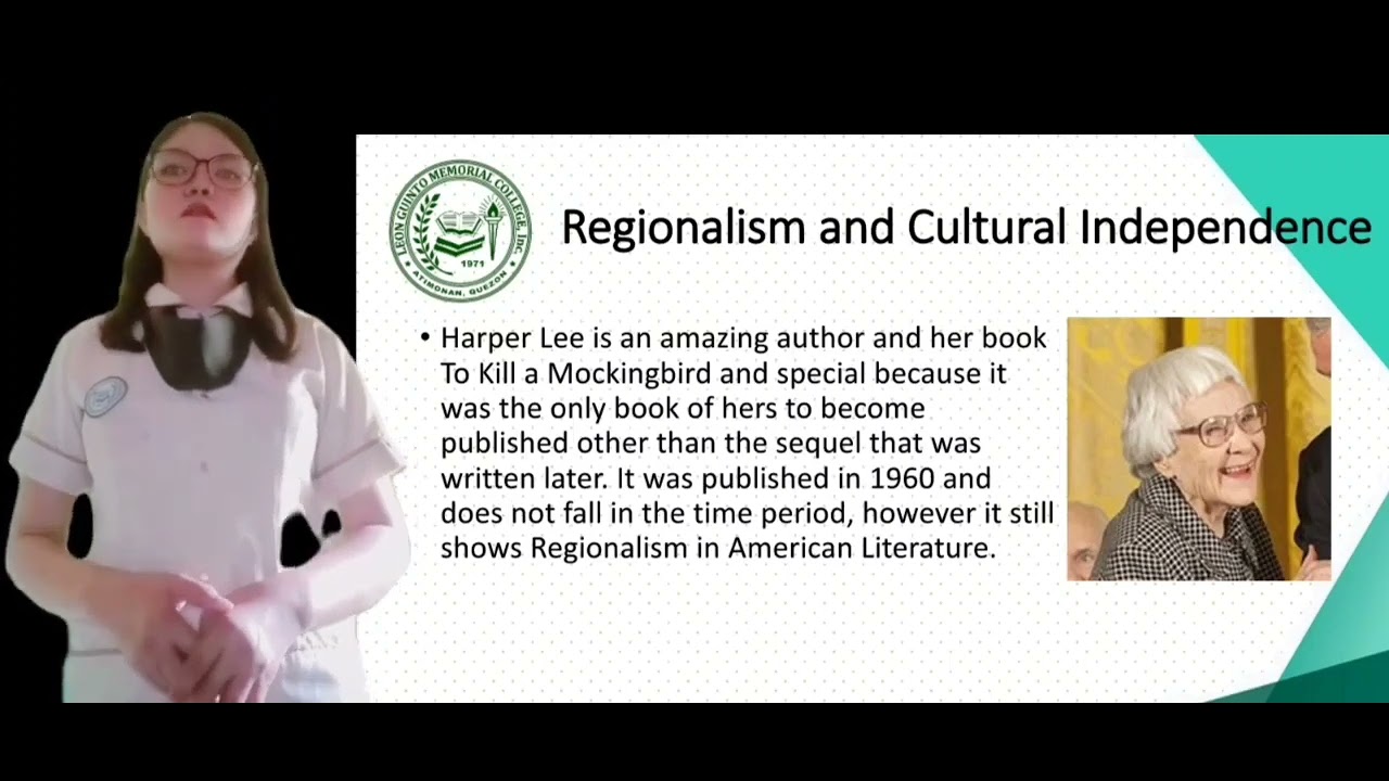 The American Republic and the Contemporary Period; Regionalism and ...