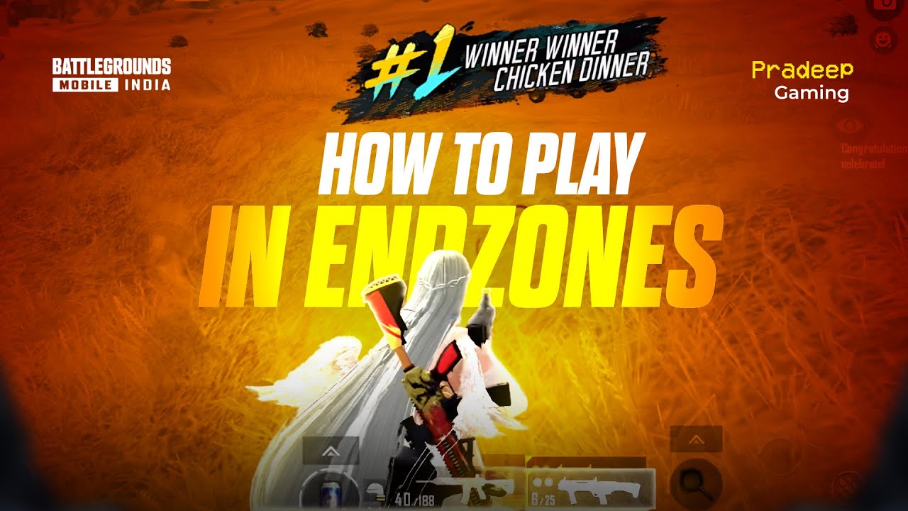How to play in End Zones🔥|| Dominating the lobby🌊|| No1xPradeep🇮🇳 ...