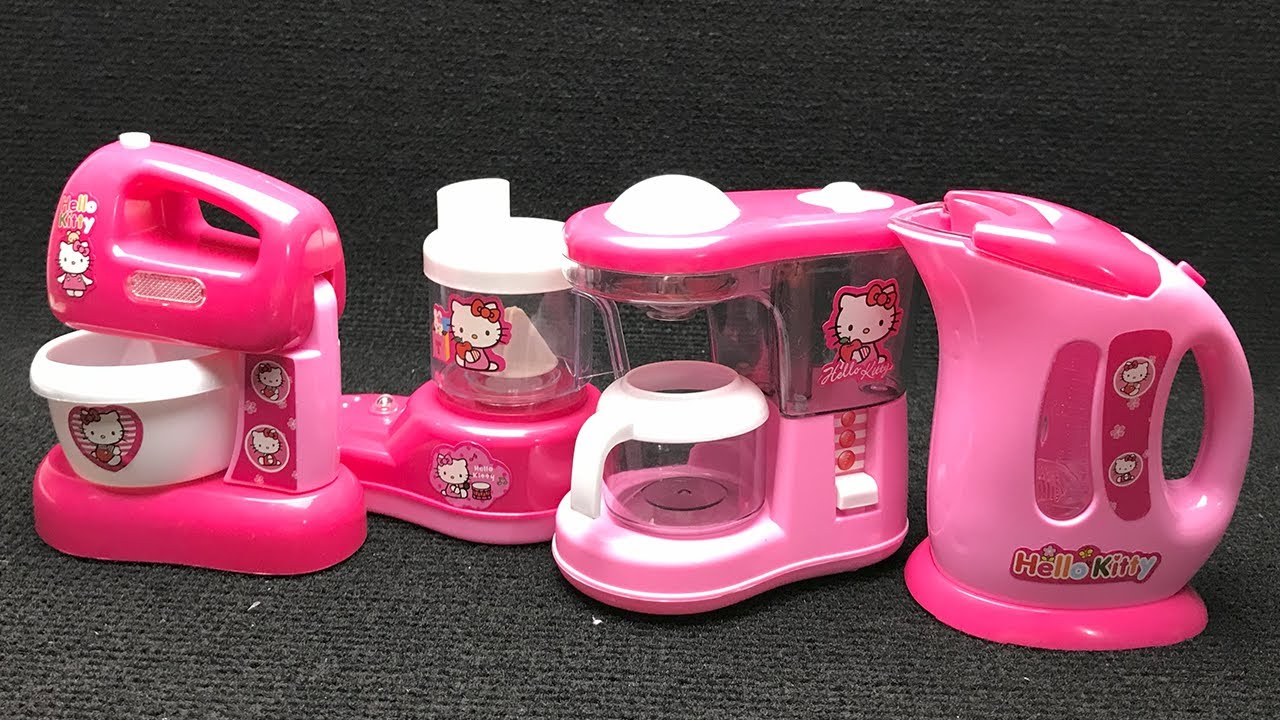 Hello Kitty Mini Household Machine Set Satisfying with Unboxing ...