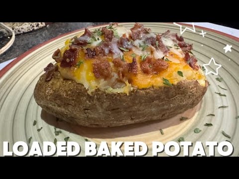 EASY TWICE BAKED LOADED BAKE POTATOES - YouTube