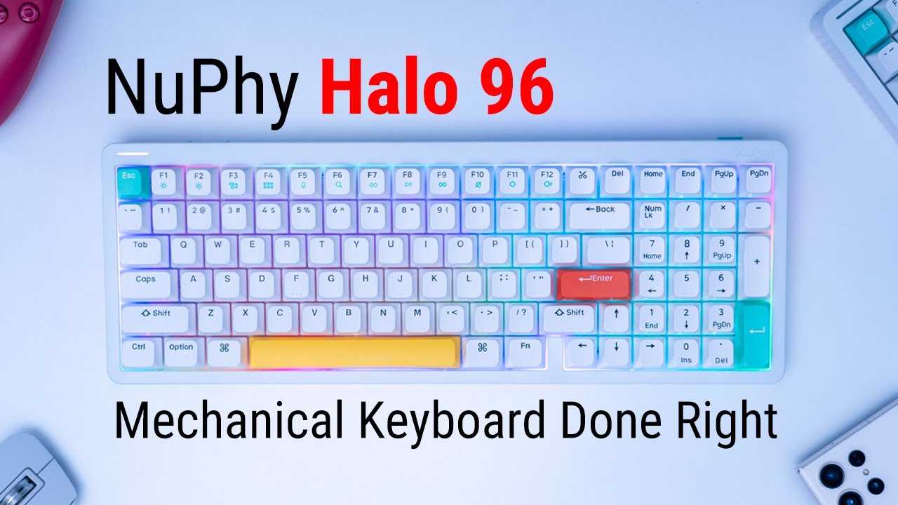 NuPhy Halo 96 Mechanical Keyboard - Just Premium All Around! - YouTube