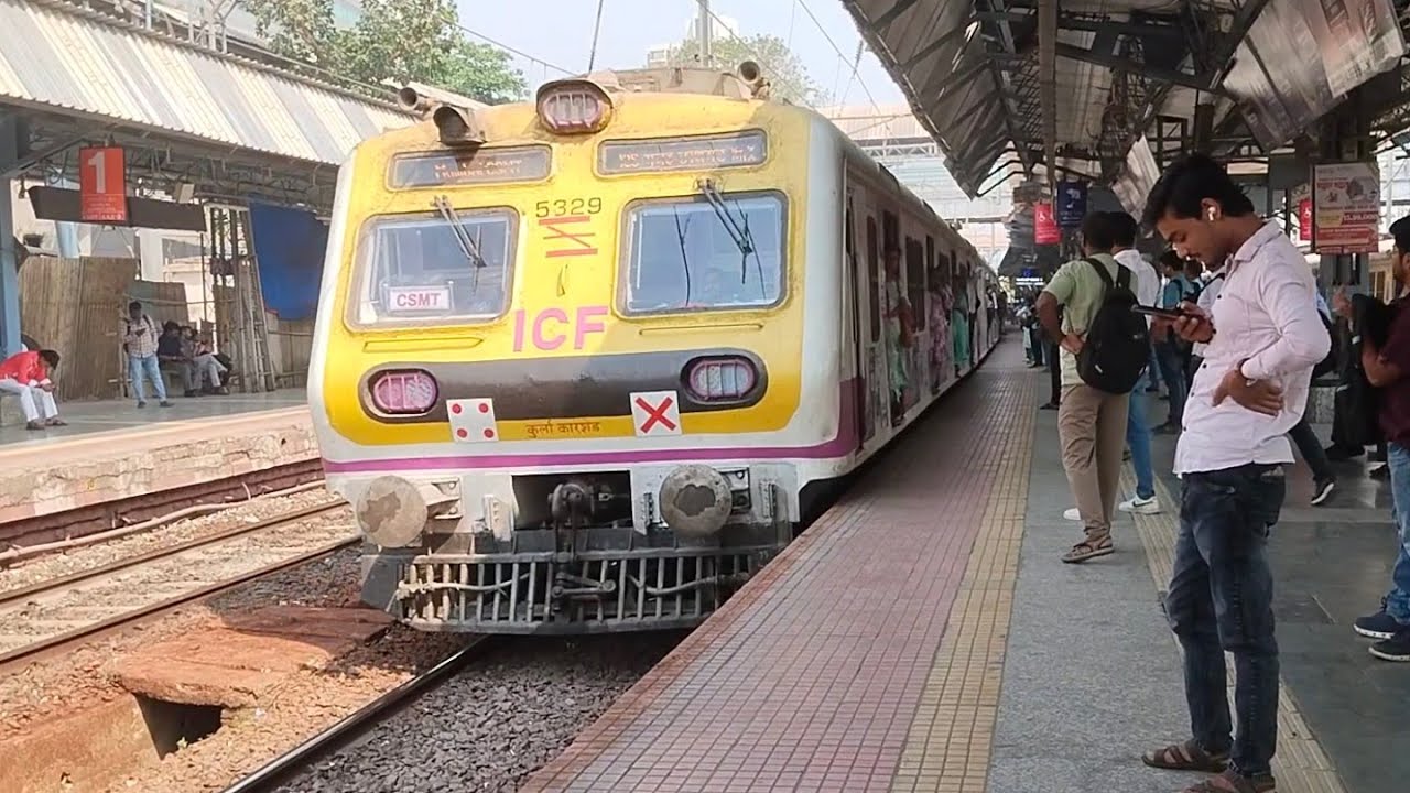 train videos Indian railways station mumbai local trains | csmt local ...