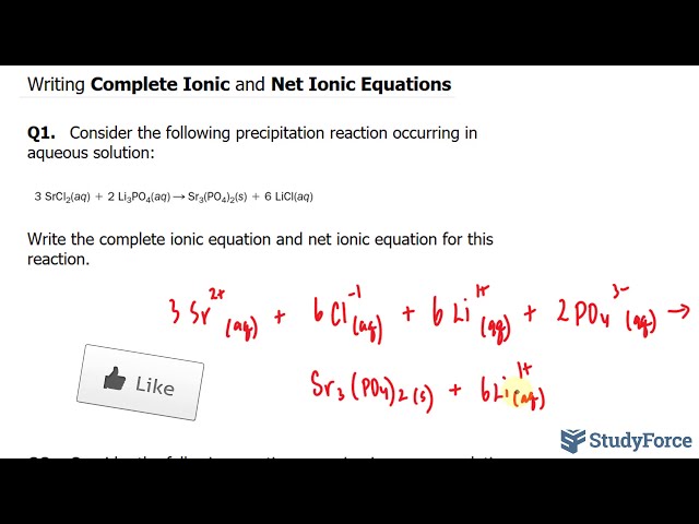 Solved 80 Write Balanced Complete Ionic And Net Ionic Eq Molecular