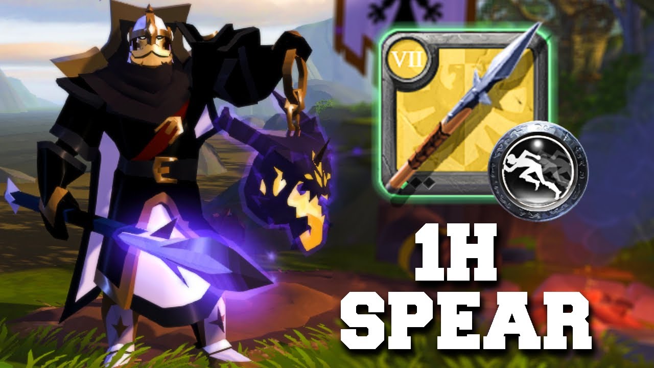 1H Spear Solo DIVING | Albion Online Solo PVP - YouTube