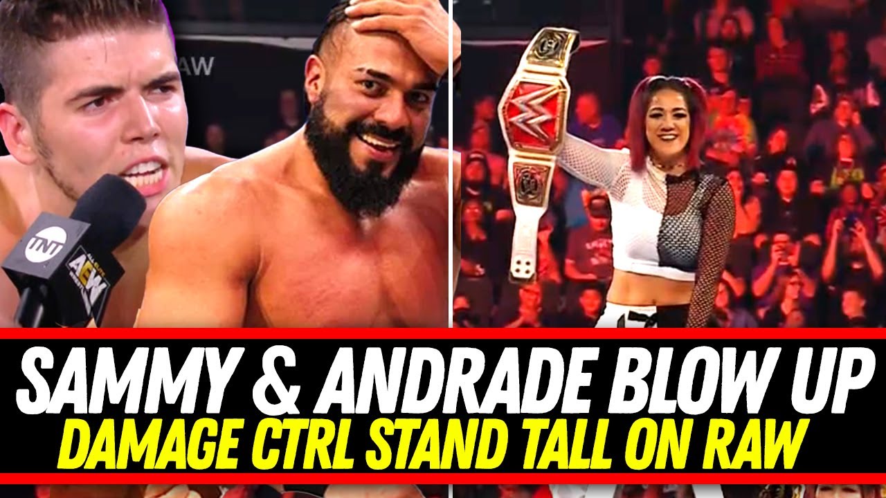 Andrade & Sammy Guevara's Heated AEW Backstage Drama | WWE Raw Review ...