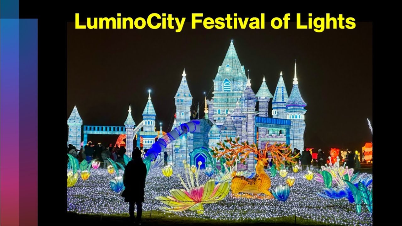 LuminoCity Lights Festival in USA, Best Christmas Light Decoration ...