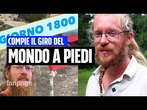 Gira il mondo a piedi in cinque anni, Nicolò torna a casa: \