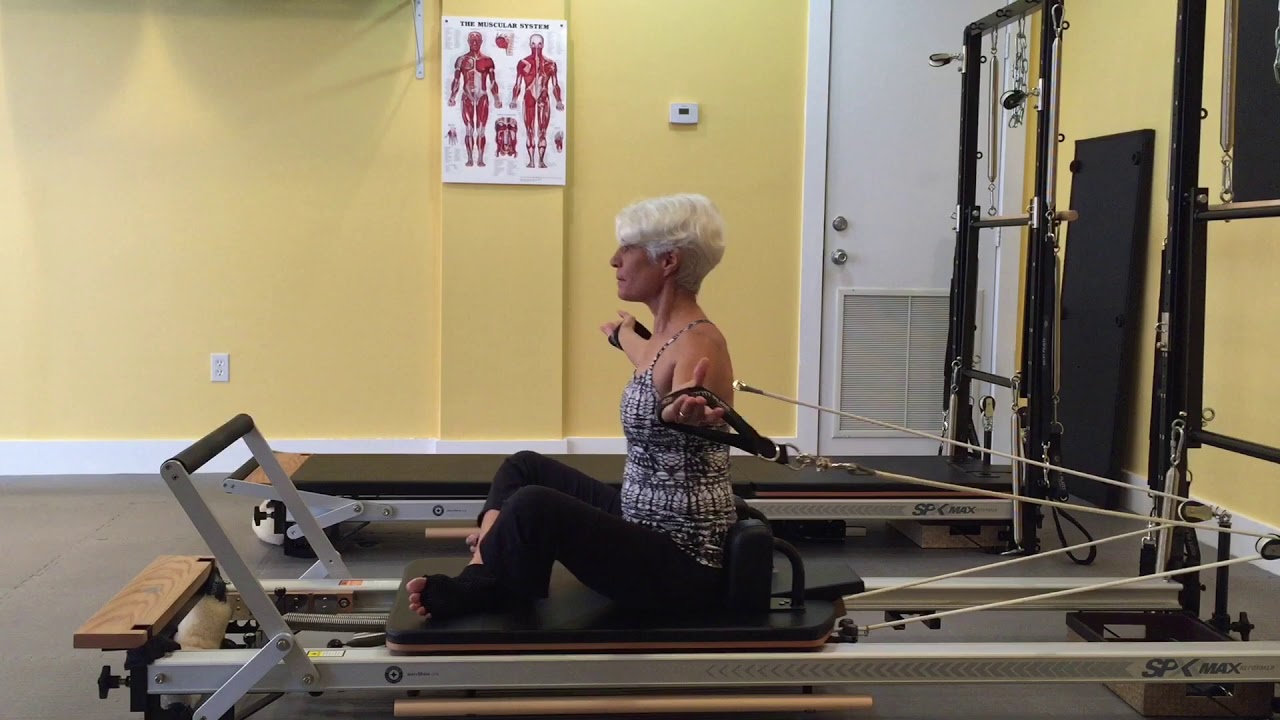 How to do Pilates: Front Rowing The Offering on the Reformer - YouTube