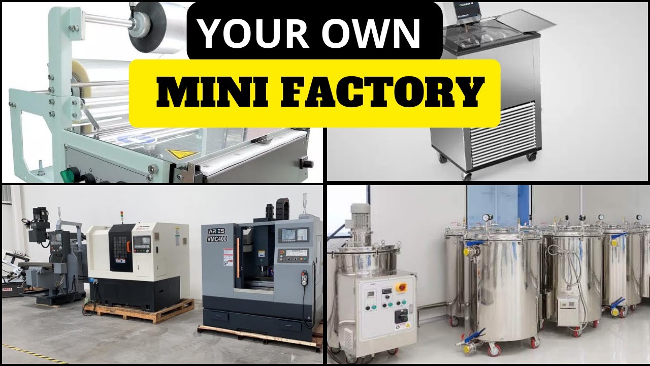 Small PROFITABLE BUSINESS Ideas 2024 - 12 Machines to Start Your MINI ...