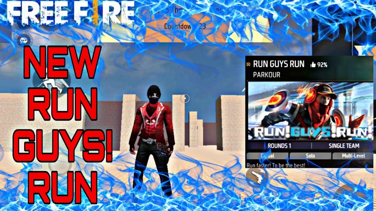 FREE FIRE NEW RUN GUYS! RUN MODE||‎@Rsgaming42 || Garena Free Fire ...