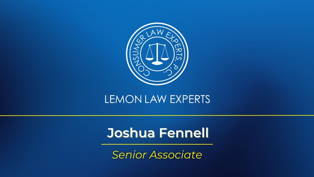 Joshua Fennell - The Lemon Law Experts - YouTube