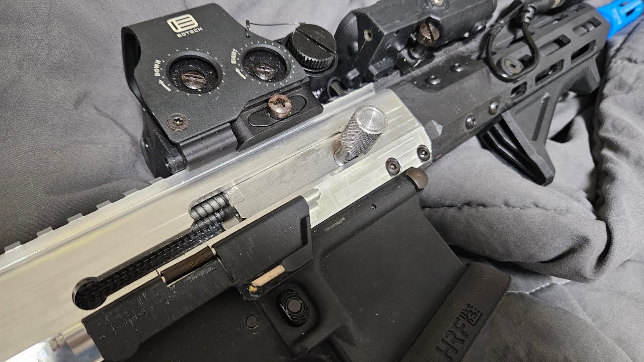 BRN-180 GBB Airsoft Shooting test - YouTube
