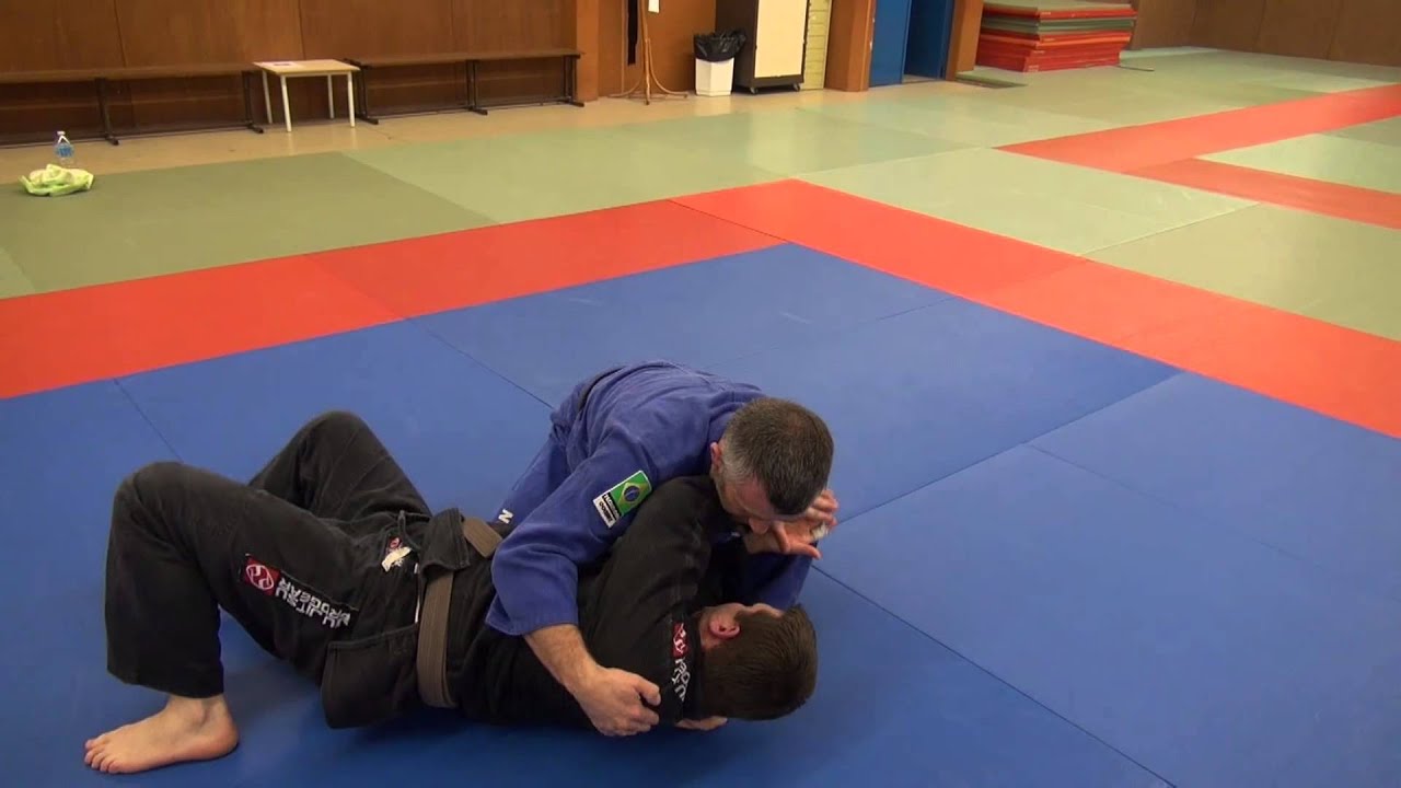 BJJ - Side control escape with kimura - YouTube