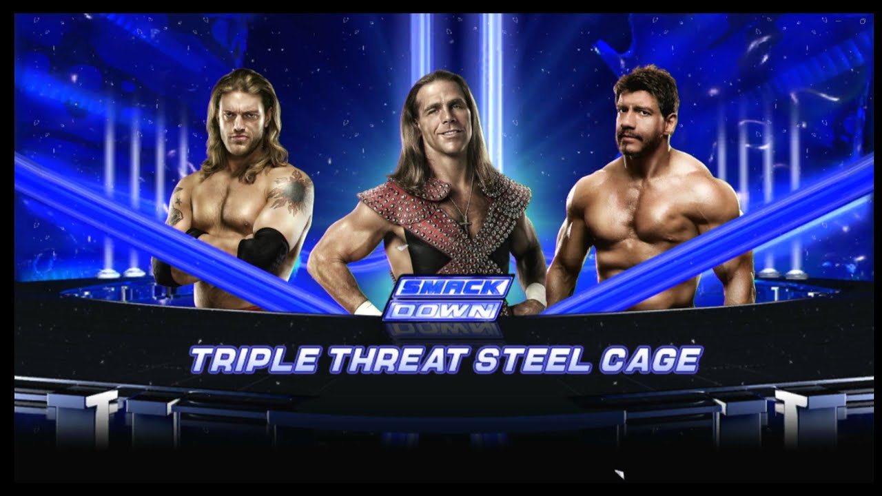 Eddie Guerrero vs. Edge vs. Shawn Michaels – Steel Cage Match: WWE '12 ...