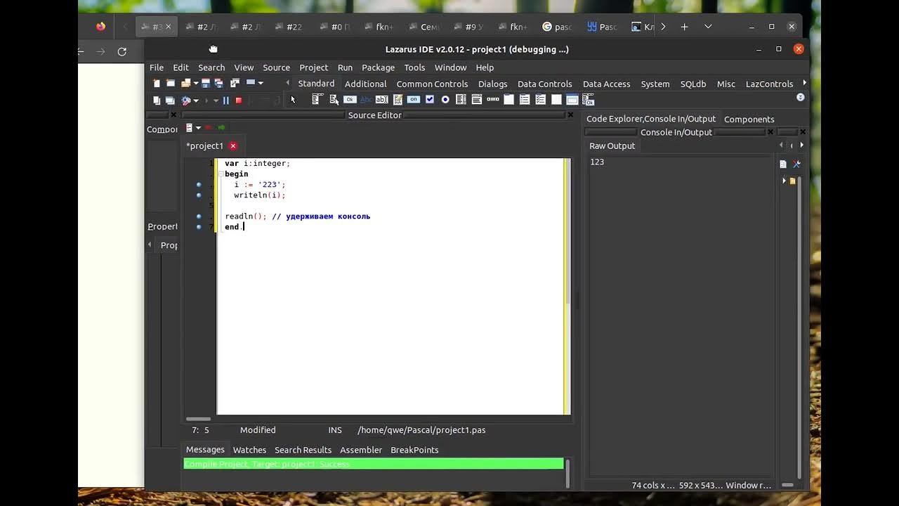 Pascal Разбор ошибки Incompatible Types Got Constant String Expected Longint Youtube