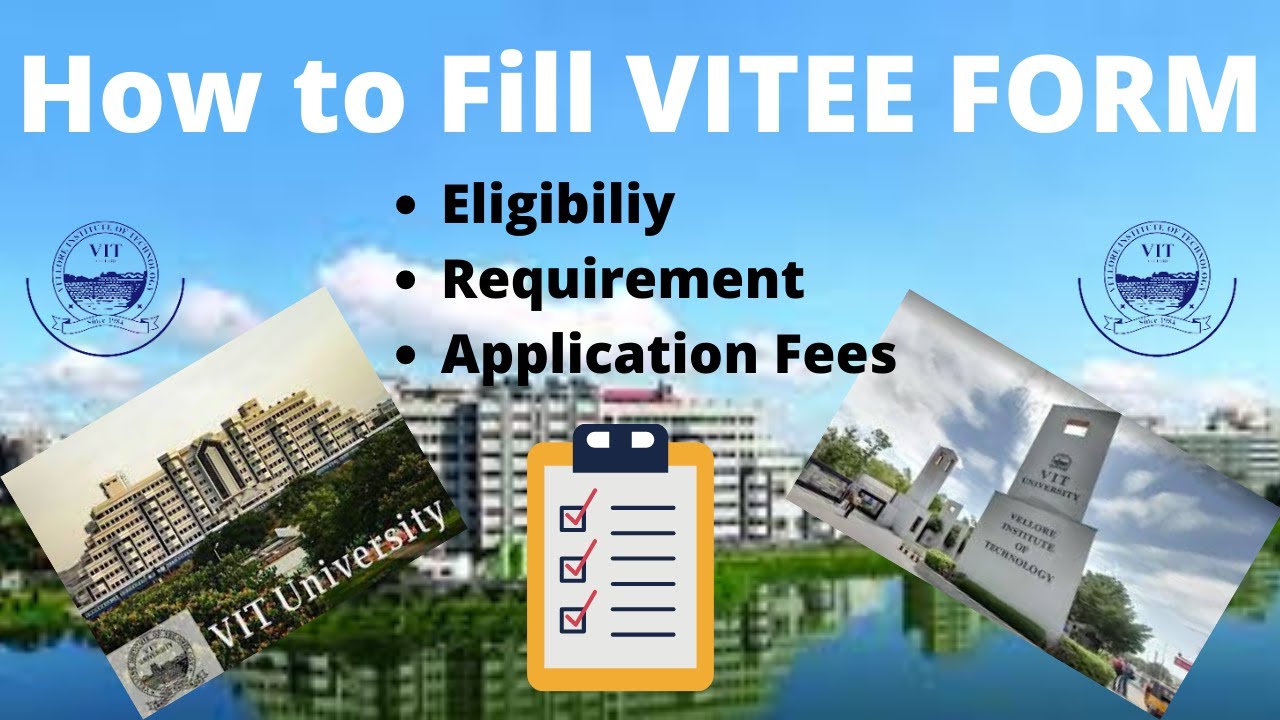 🔥🔥How to fill VITEEE application form | #VITEEE | #Vitvellore | #JEE ...