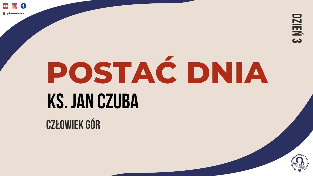 41. PPT - Postać dnia - Dzień 3 - ks. Jan Czuba - YouTube