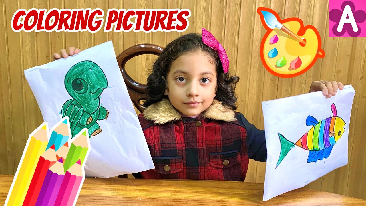Aisha Coloring Pictures | Kids Aisha Show | Kids Videos | Kids Coloring ...