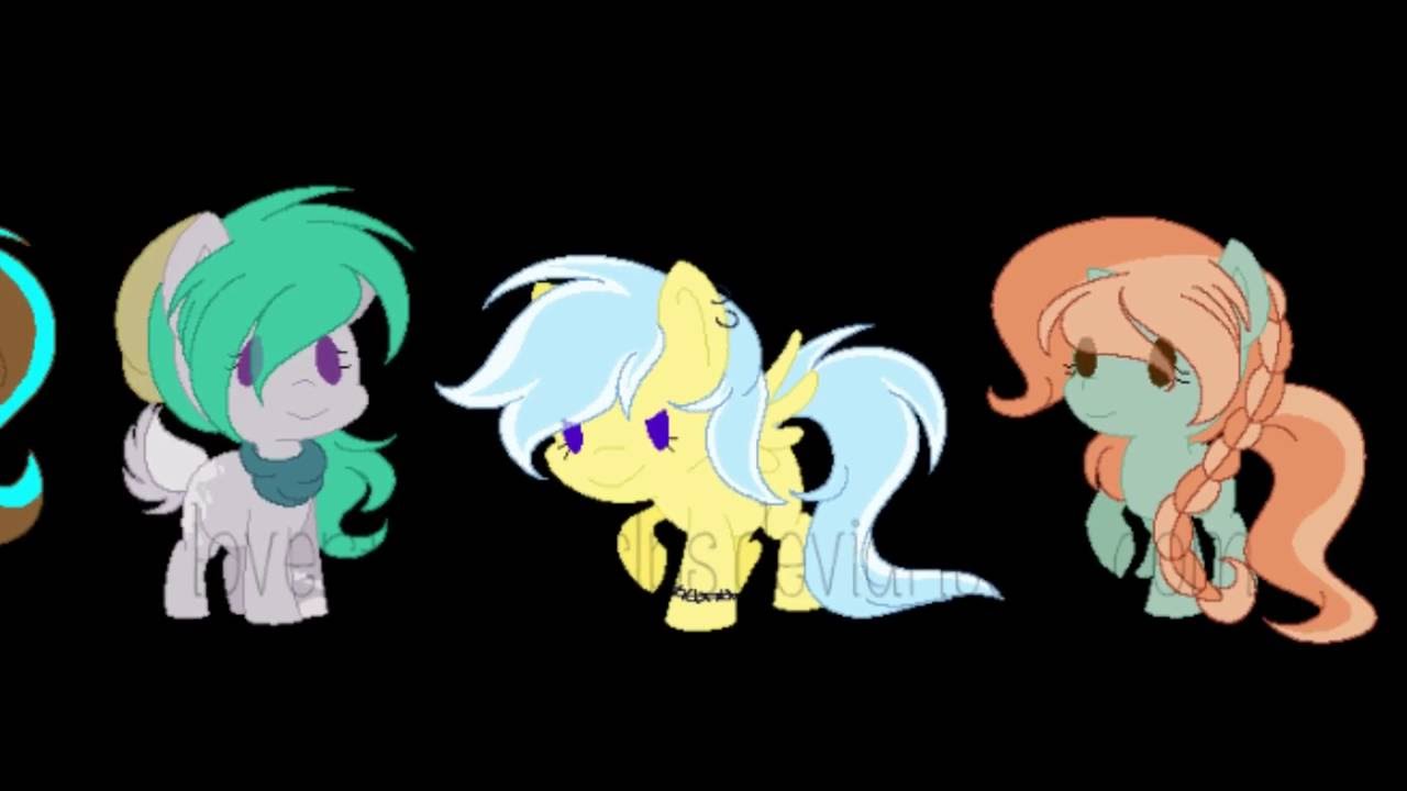 [OC] Mane 6 Chibis | MLP Speedpaint {BASE} - YouTube