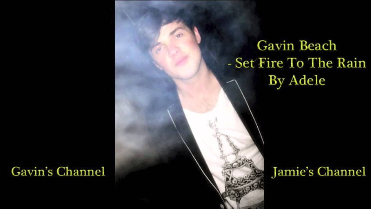 Gavin Beach - Set Fire To The Rain (Adele Cover) - YouTube