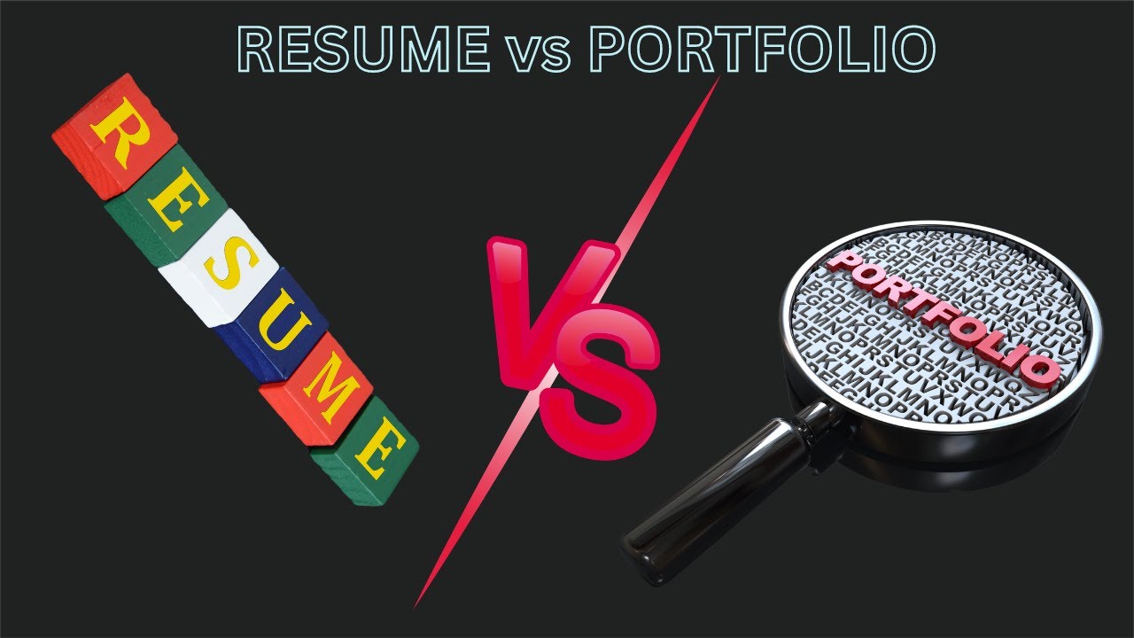 Resume vs Portfolio အကြောင်း - YouTube