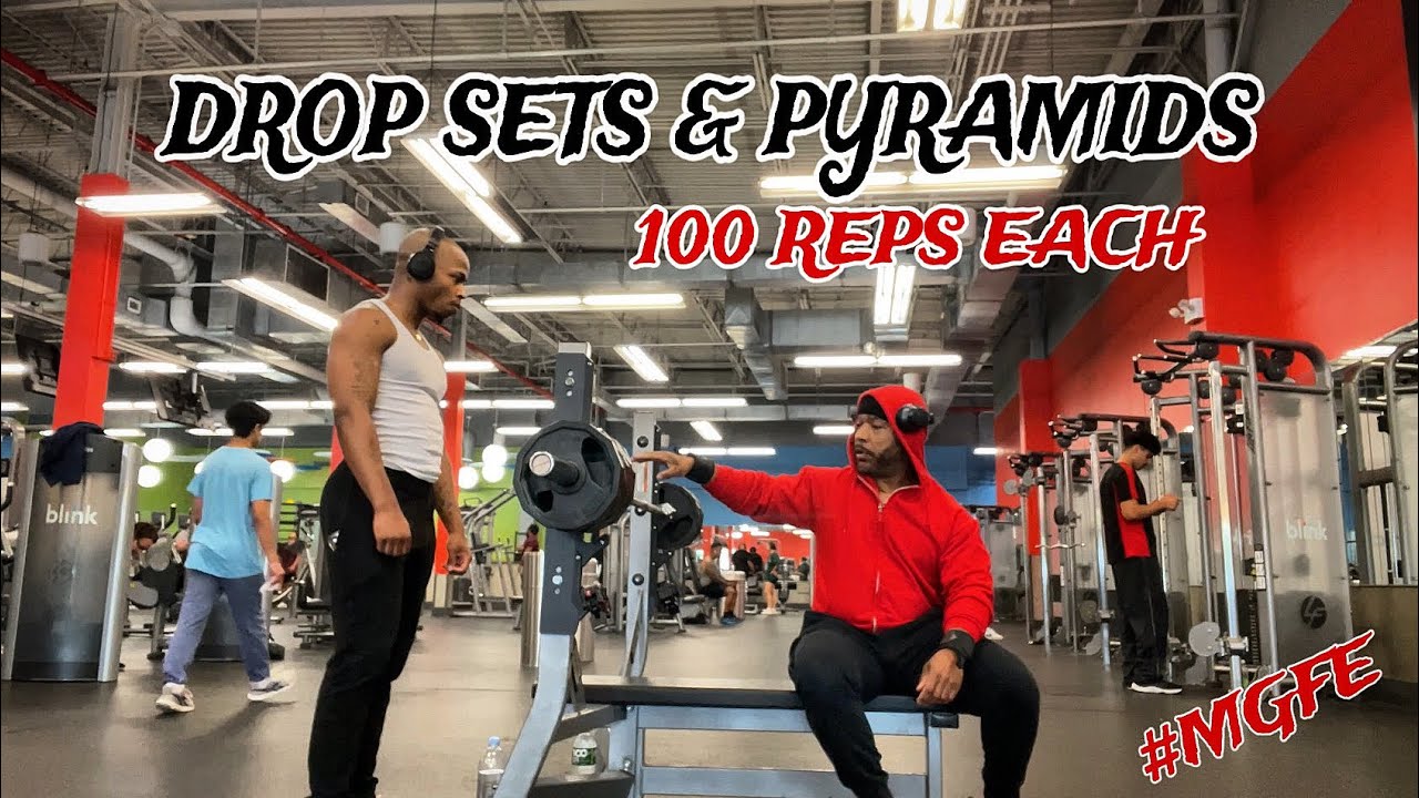 DROP SETS & PYRAMIDS | 100 reps each - YouTube