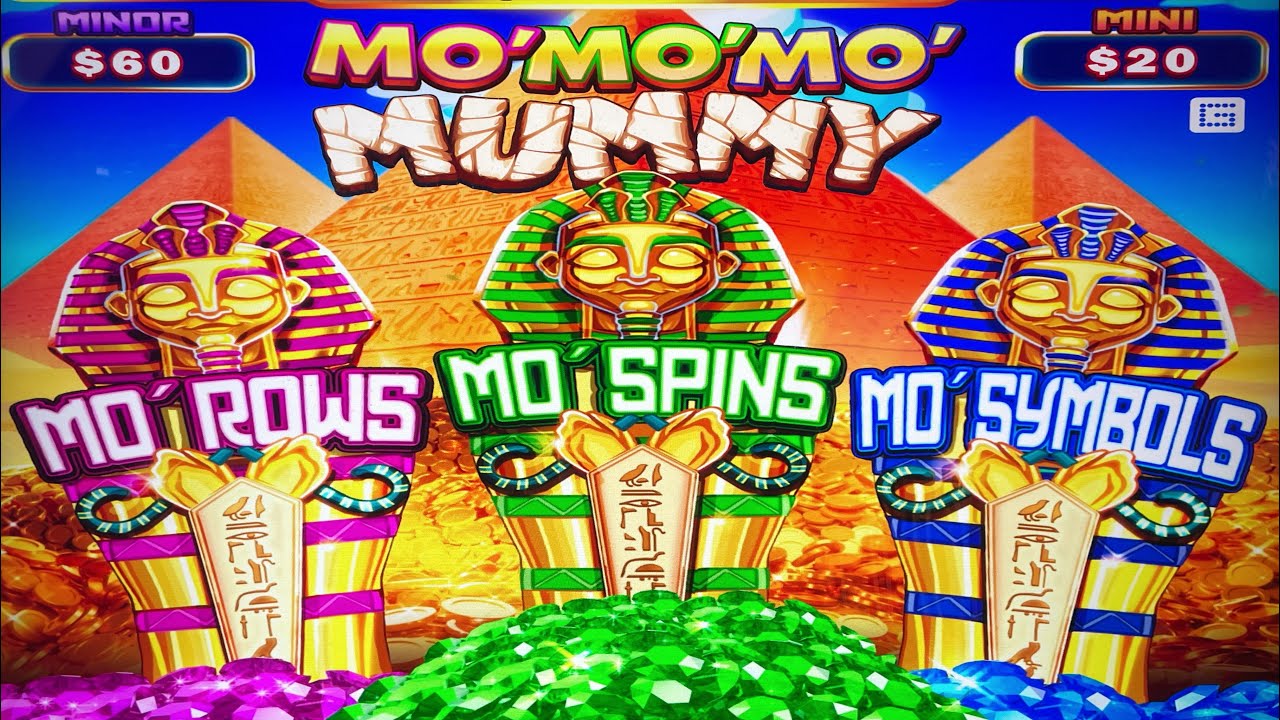 Massive WIN on New Mo Mo Mo Mummy slot machine - YouTube