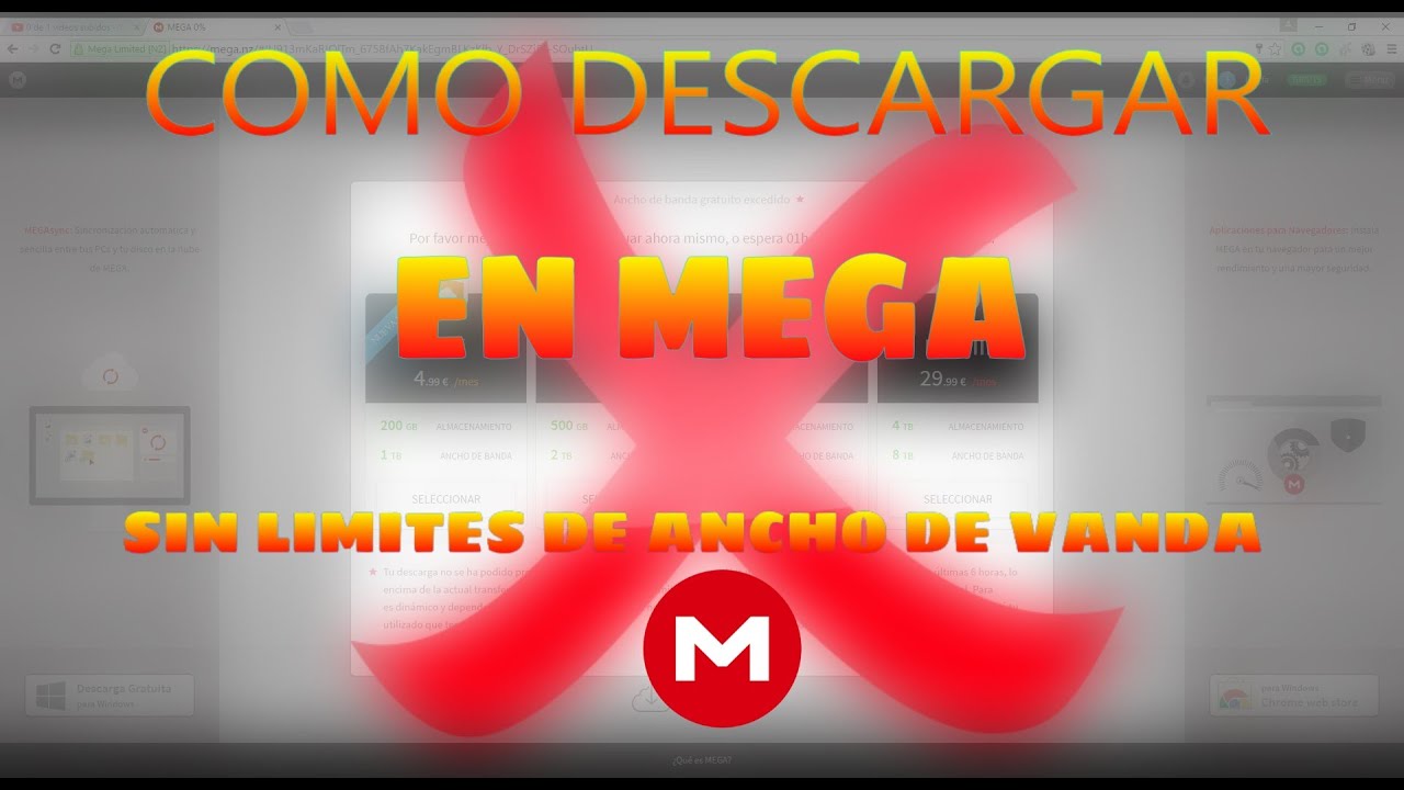 Tutorial de Como descargar en Mega sin limites en ancho de banda ...